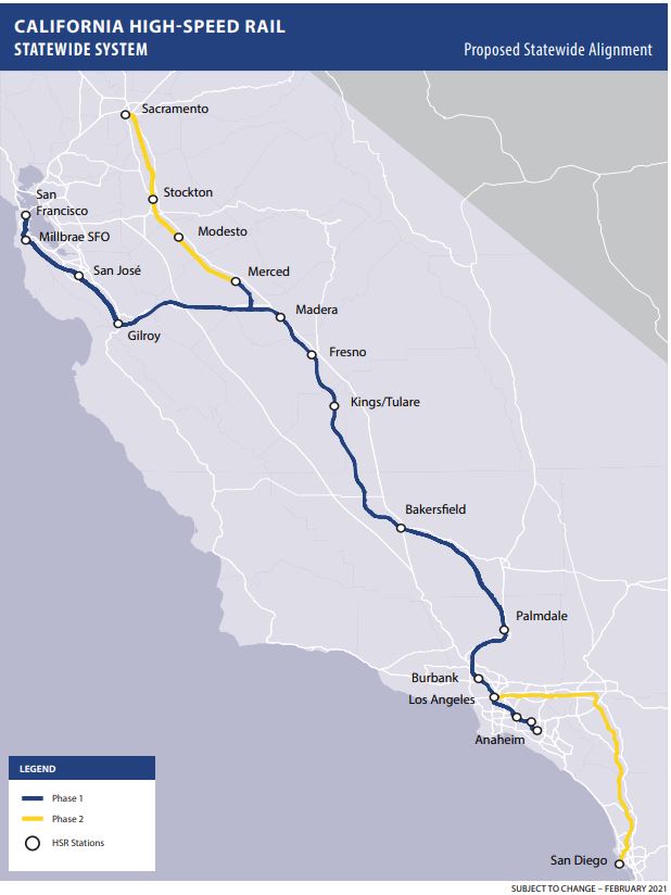 California High-Speed Rail 2026: SF-LA Timeline, Cost & Route Map ...