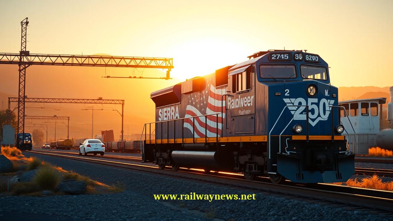 Sierra Northern Unveils Historic Locomotive for US Anniversary ...