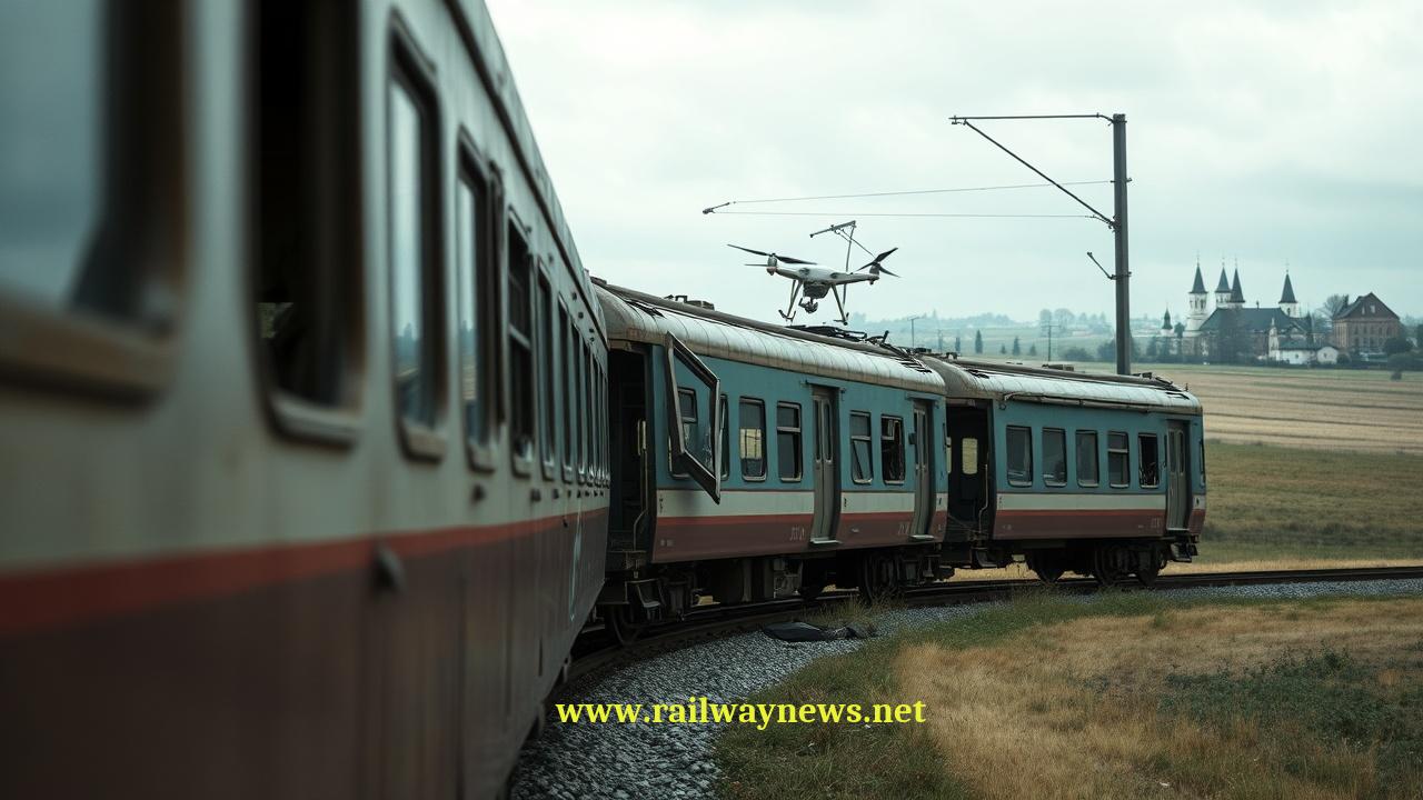 Ukrainian Railways Reports Drone Strike Kills Passenger Kharkiv ...